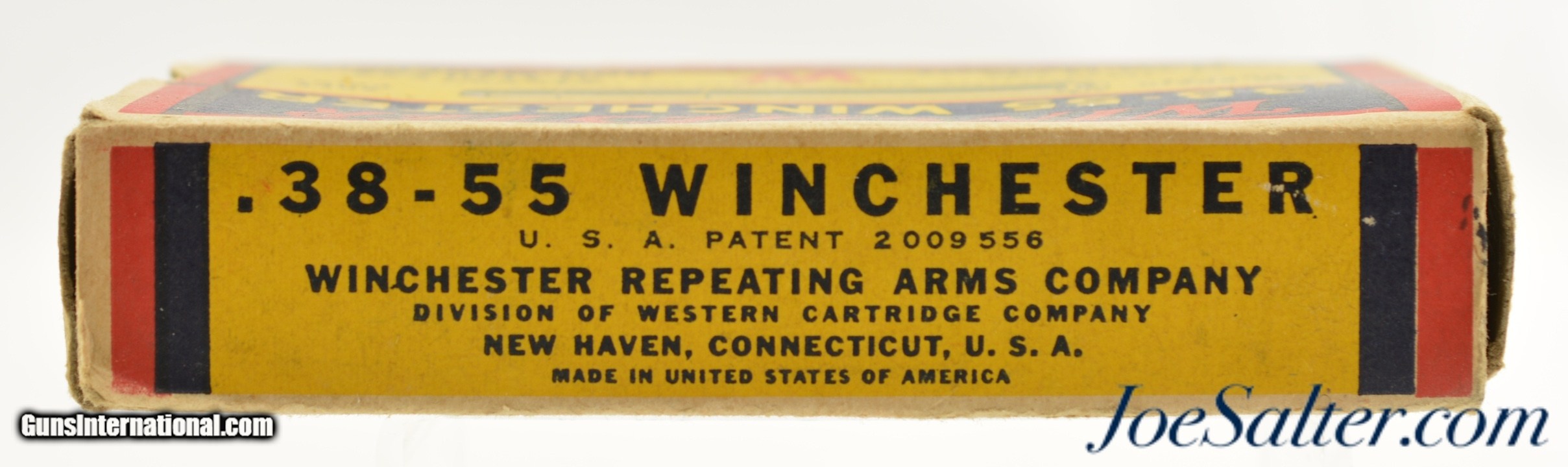 Very Nice Colorful "1939" Box Winchester 38-55 Ammunition