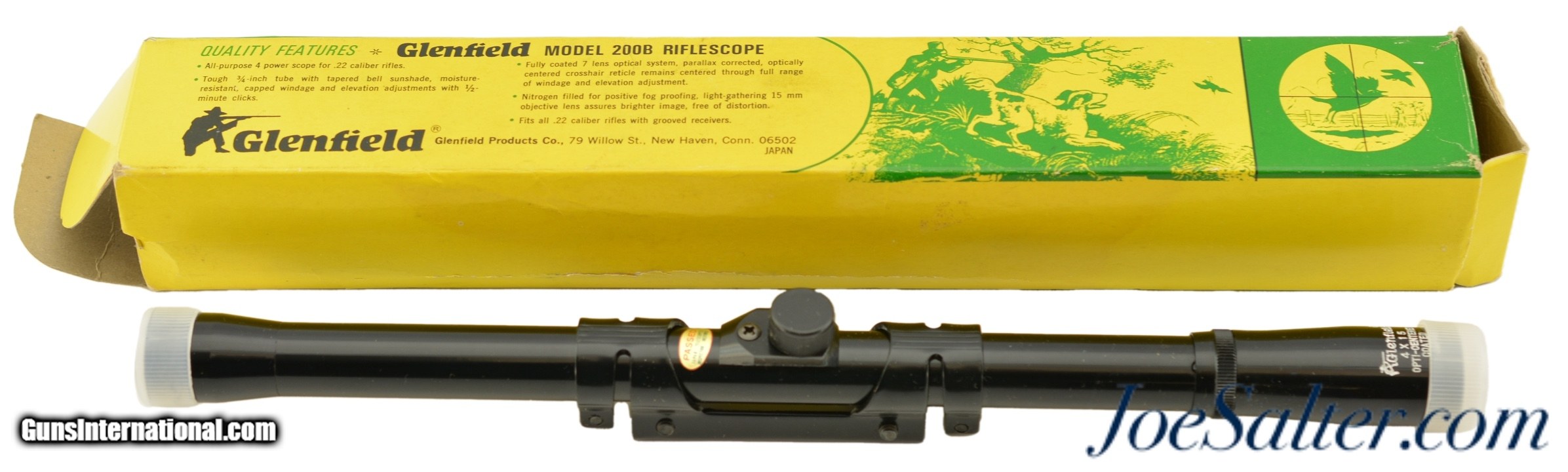 Vintage Glenfield Model 200B Riflecsope 4x15