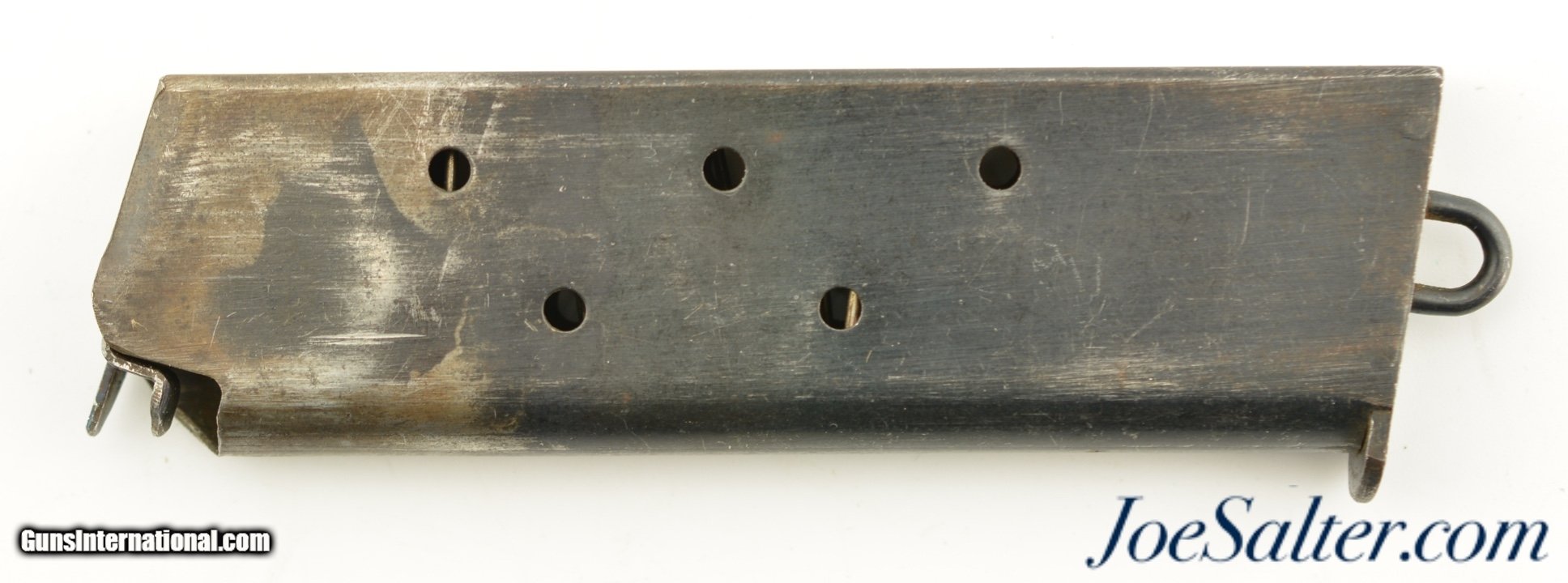 Early US Military .45 Colt 1911 Magazine Two Tone Keyhole