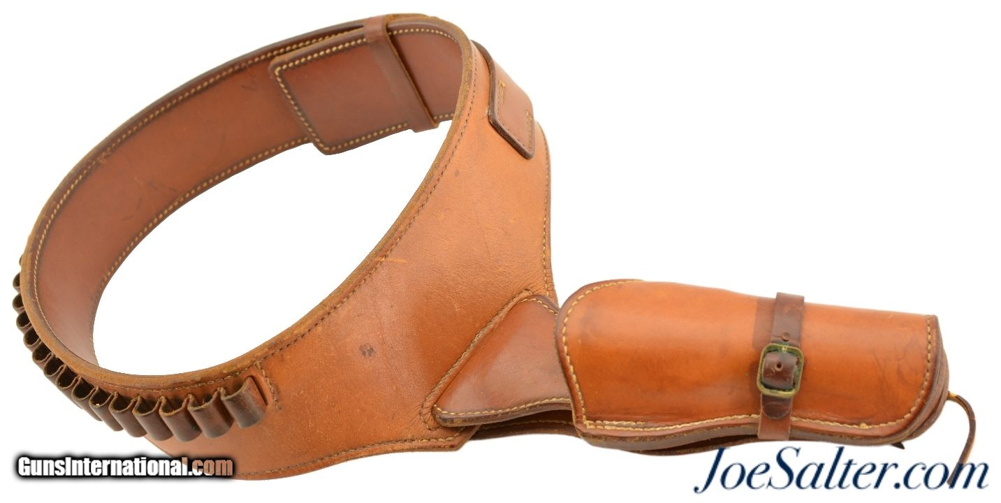 Vintage Arvo Ojala of Hollywood Fast Draw Leather Holsters Rig