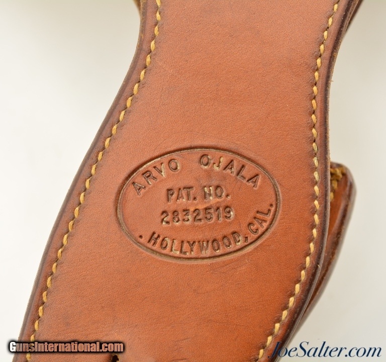 Vintage Arvo Ojala of Hollywood Fast Draw Leather Holsters Rig