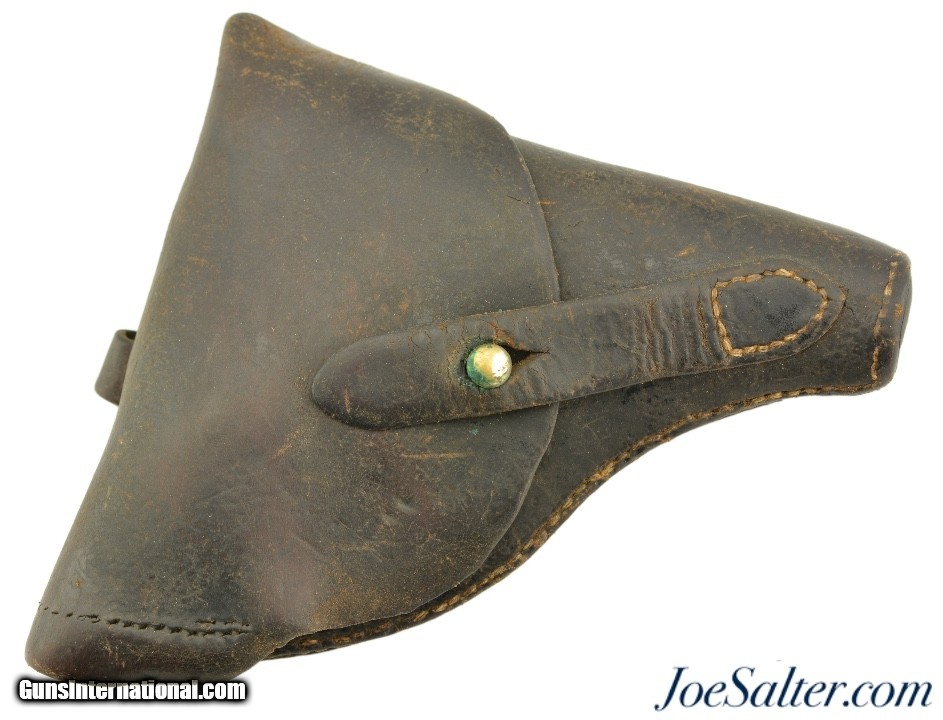 Vintage British Leather Holster Webley Bull Dog