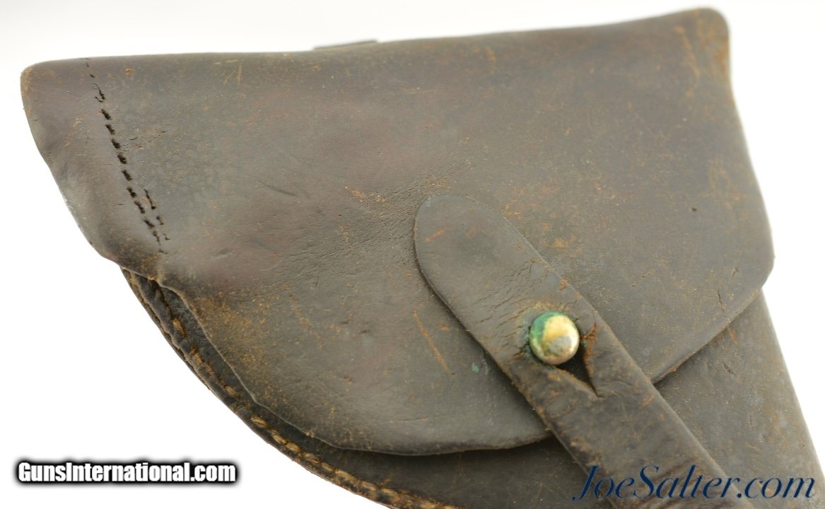 Vintage British Leather Holster Webley Bull Dog