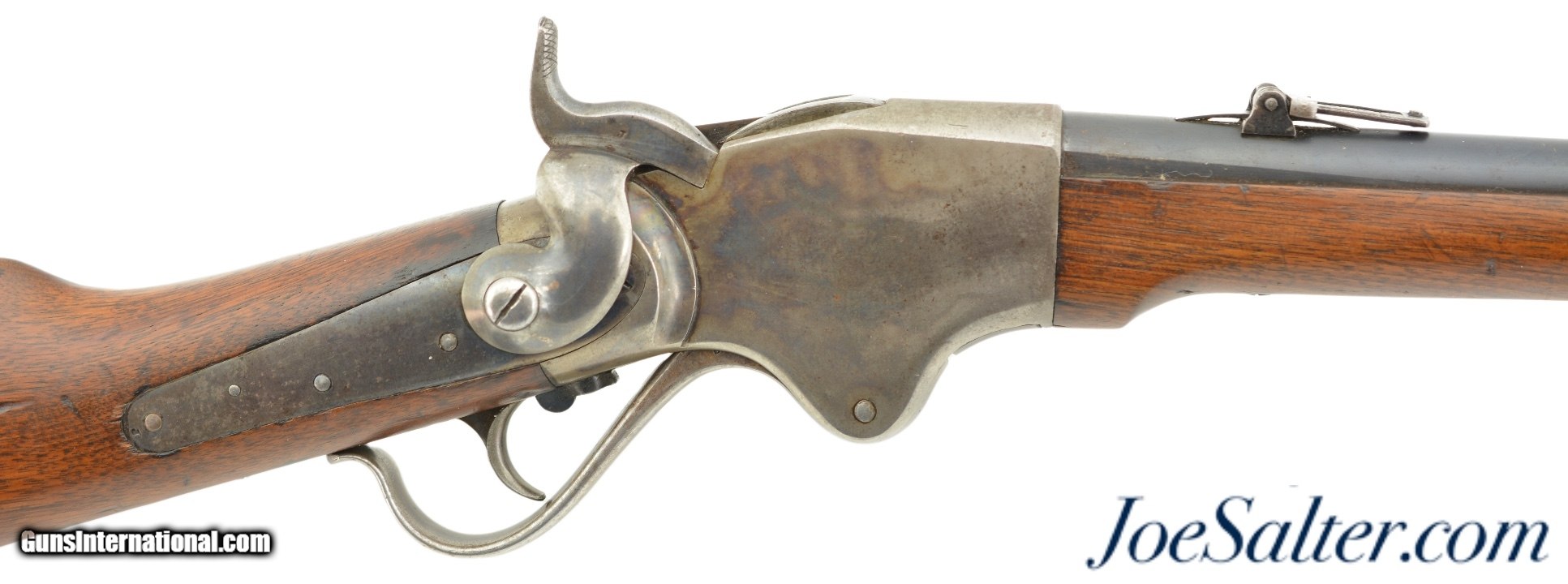US Model 1865 Spencer Cavalry Carbine Fine Condition Case Color