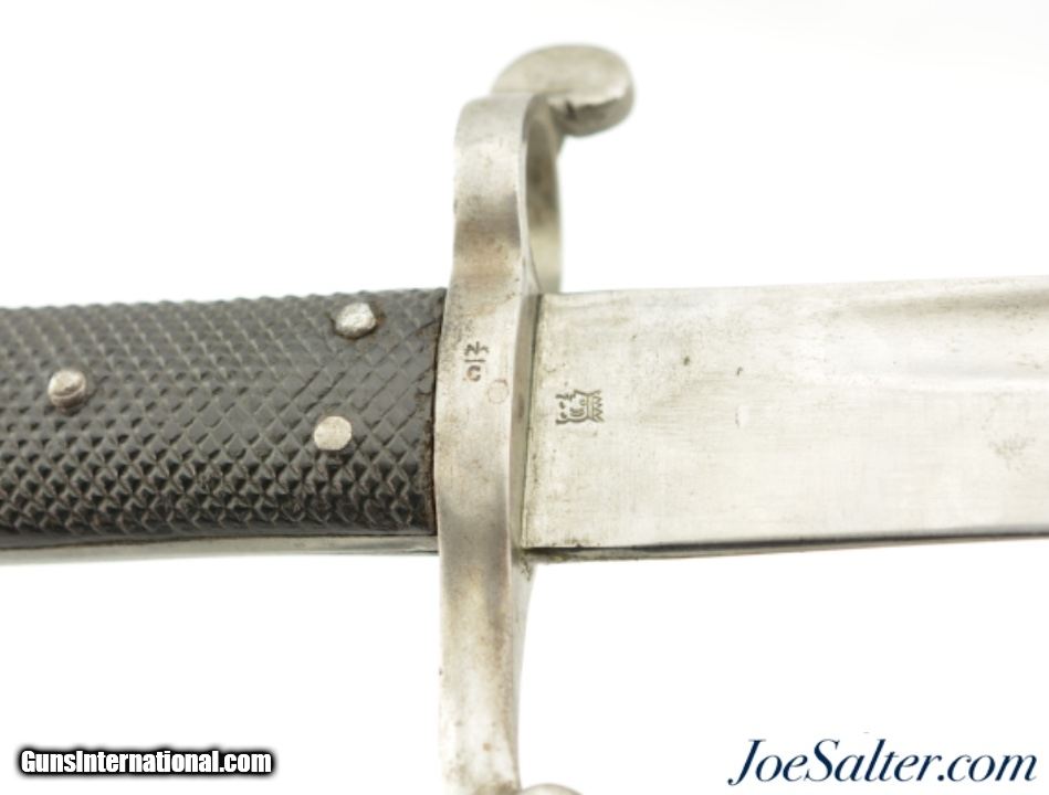 British Pattern 1860 Sword Bayonet Yataghan With Scabbard