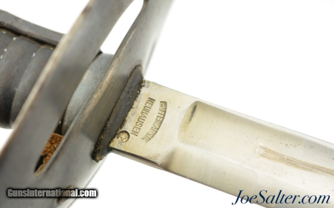 Swiss M1896 Enlisted Cavalry Saber 1914 Dated