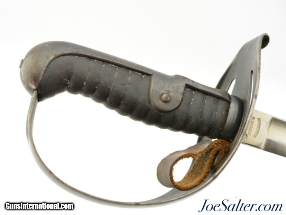 Swiss M1896 Enlisted Cavalry Saber 1914 Dated