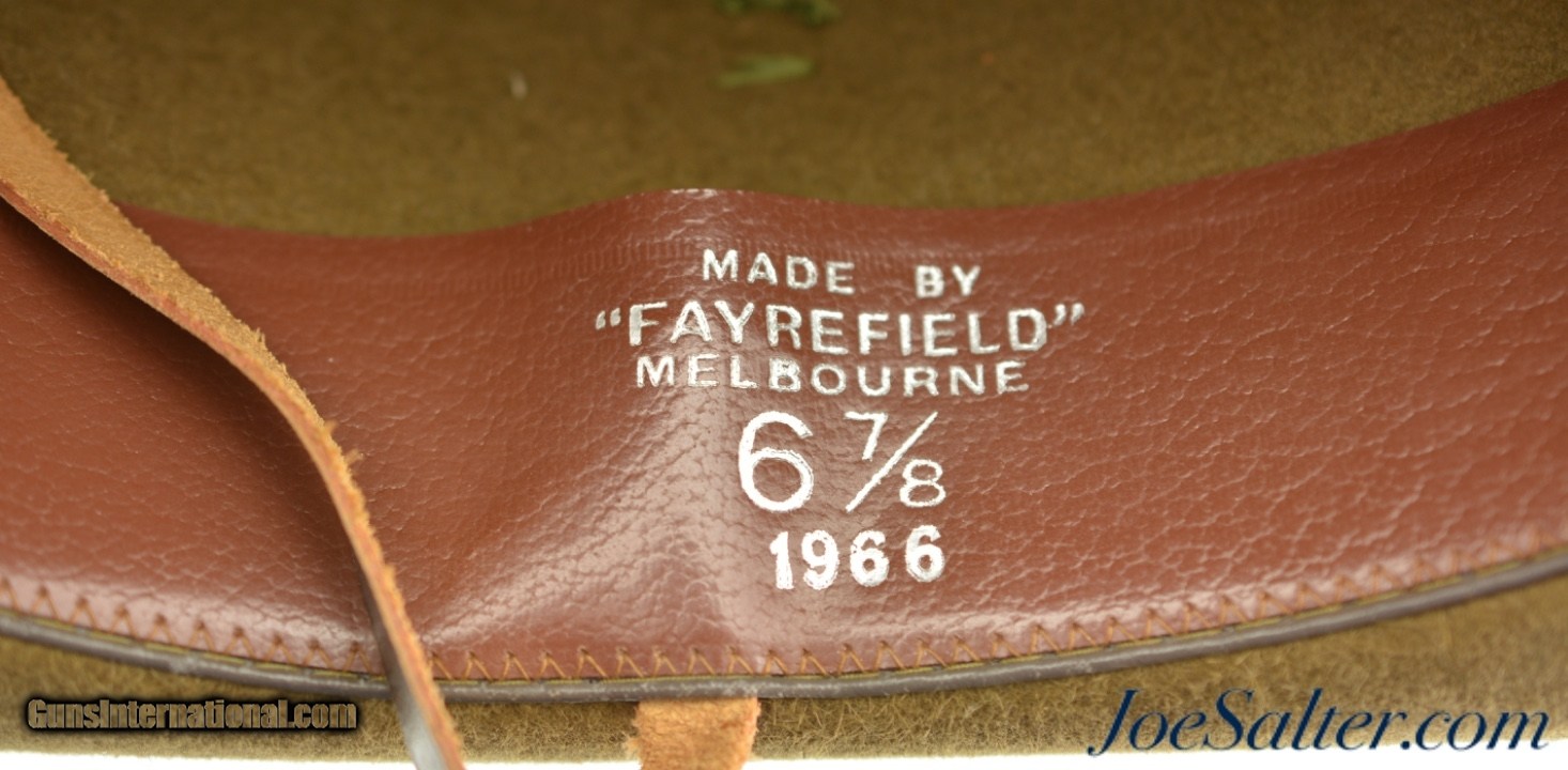 Australian Military "Fayrefield" 1965 Forces Slouch Hat Size 6 7/8 for sale