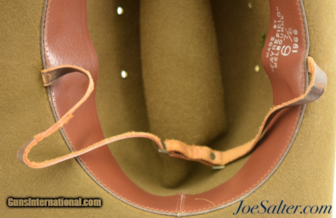 Australian Military "Fayrefield" 1965 Forces Slouch Hat Size 6 7/8 for sale