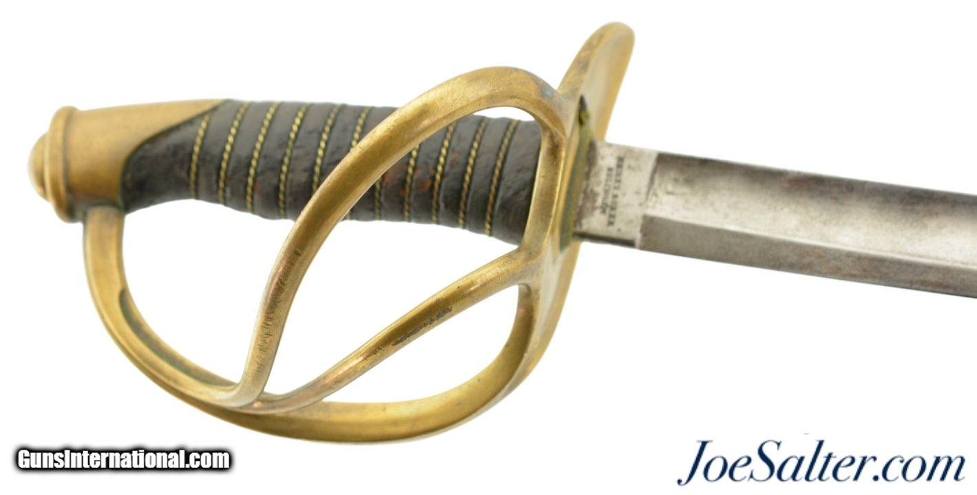 Civil War Prussian Model 1860 Cavalry Sword Henry Boker