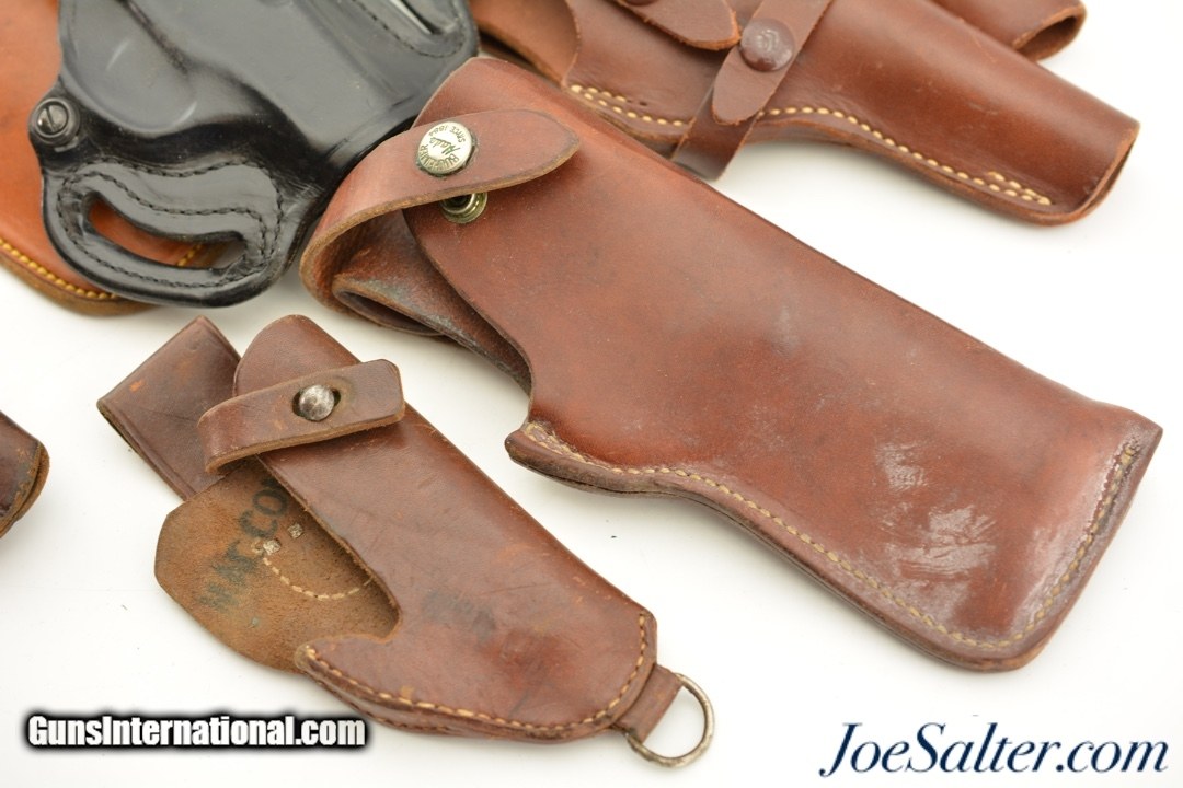 Lot of Assorted Leather Holsters 9 Pieces