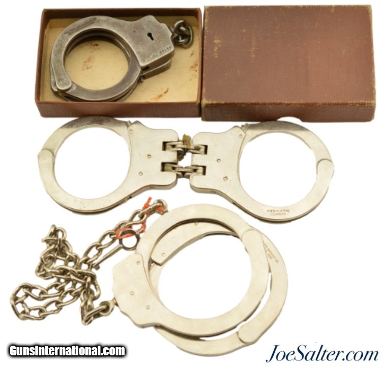 Vintage Peerless Handcuffs Set of 3