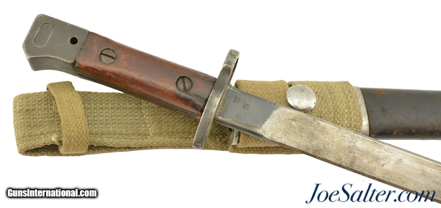 WWII Indian No.1 Mk III Lee Enfield Bayonet 1944 SMLE