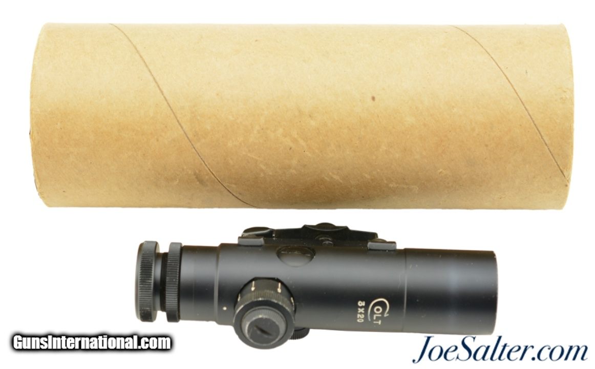 Vintage Colt 3x20 Carry Handle Scope SP1 AR-15A2