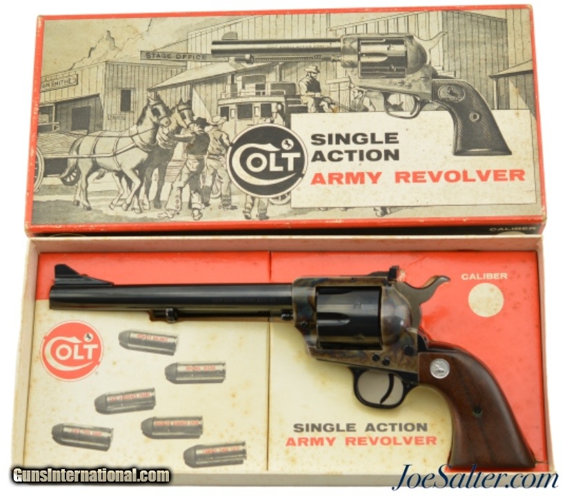 Exceptional Colt New Frontier Revolver with Stagecoach Box