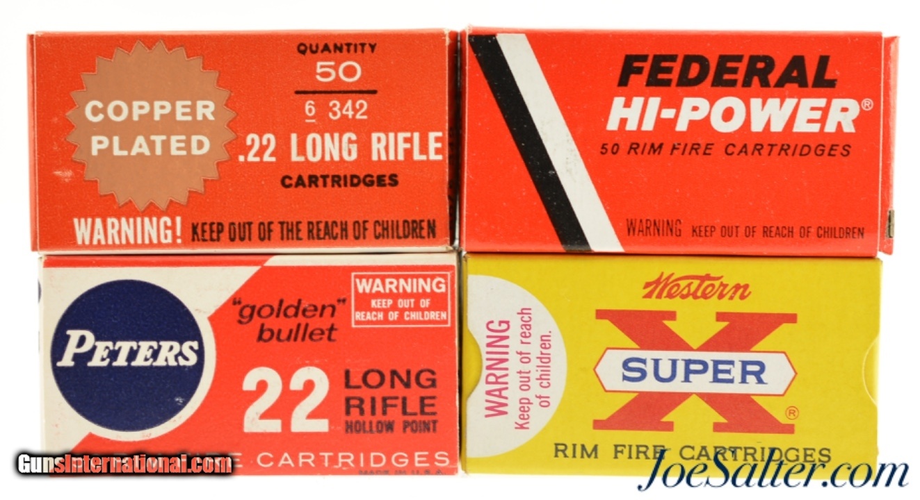 Vintage 22LR 4 Boxes