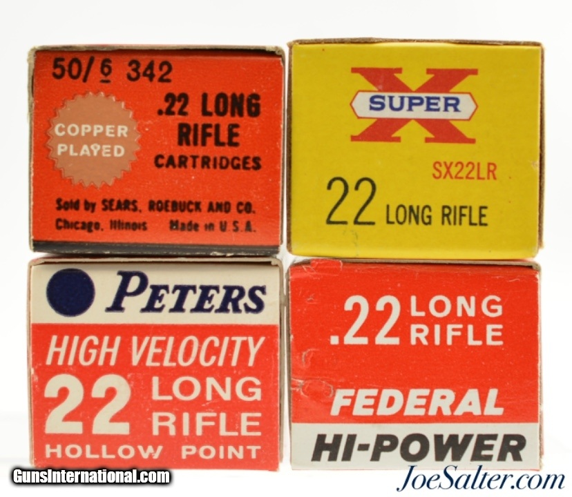 Vintage 22LR 4 Boxes