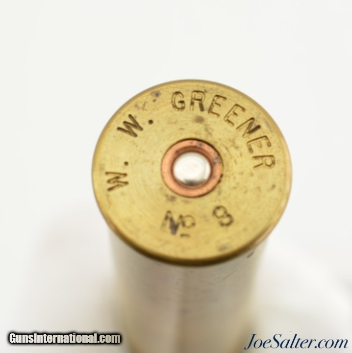 Excellent W.W. Greener 8 Gauge Rifle Cartridge