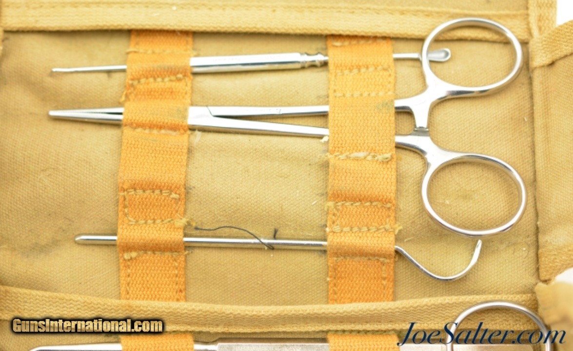 WWII Medic USN Marine Corpsman Pocket Case Field Surgery Kit
