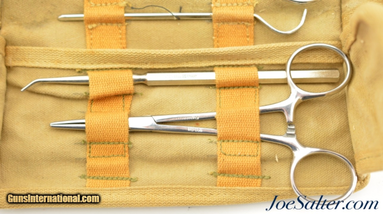 WWII Medic USN Marine Corpsman Pocket Case Field Surgery Kit