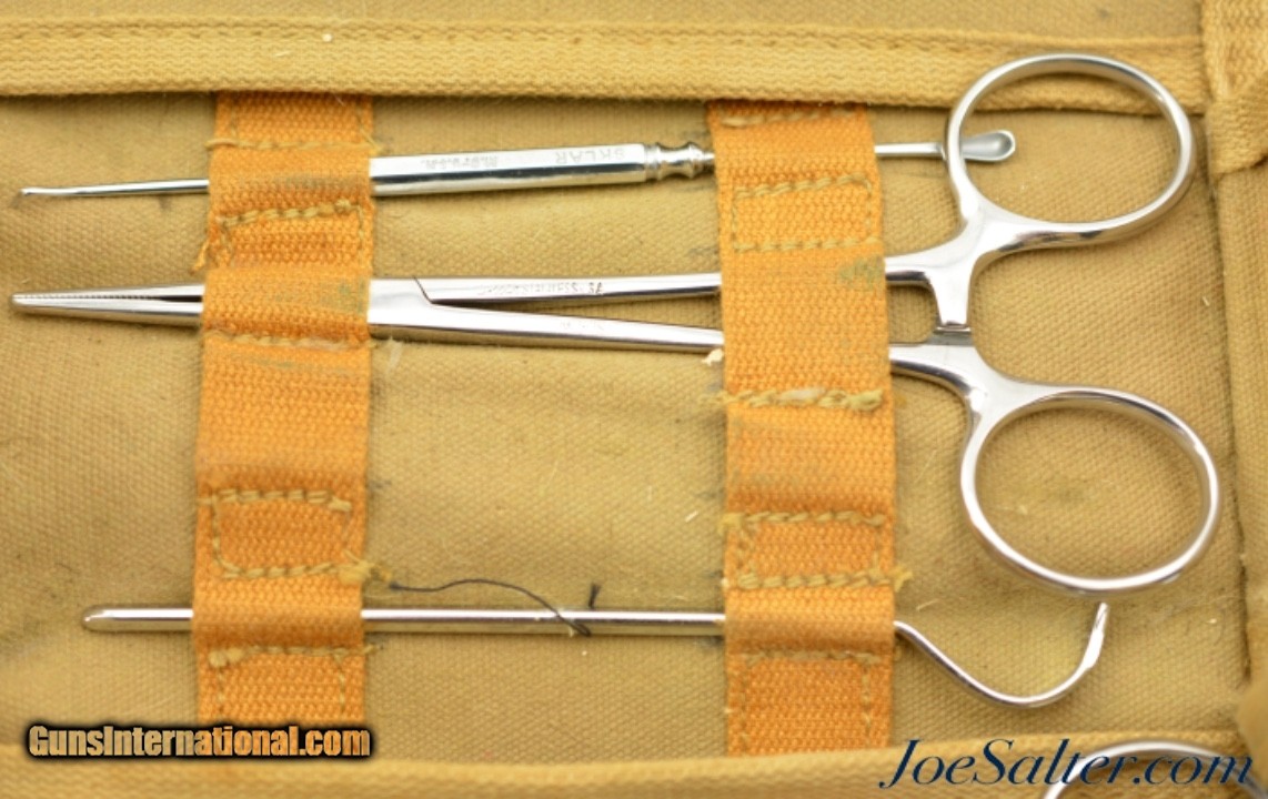 WWII Medic USN Marine Corpsman Pocket Case Field Surgery Kit