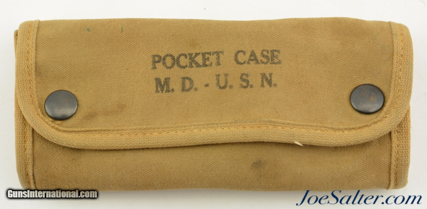 WWII Medic USN Marine Corpsman Pocket Case Field Surgery Kit