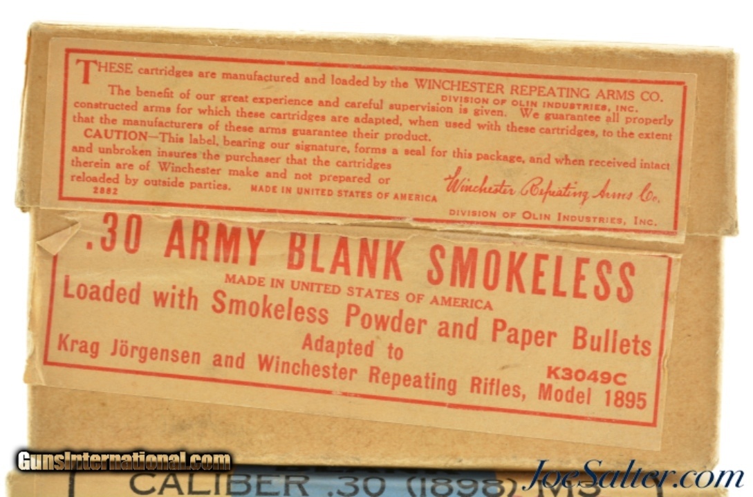 2 Boxes of Vintage .30 (1898) M3 30-40 Krag Blanks for sale