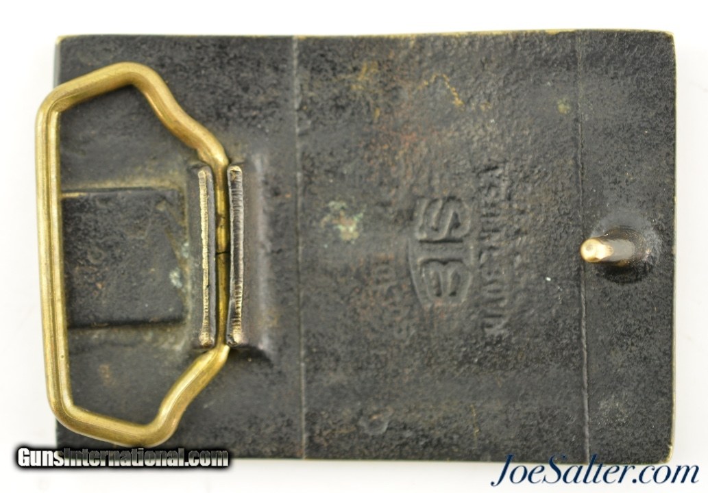 Vintage Winchester Firearms Solid Brass Belt Buckle 1978 BTS USA