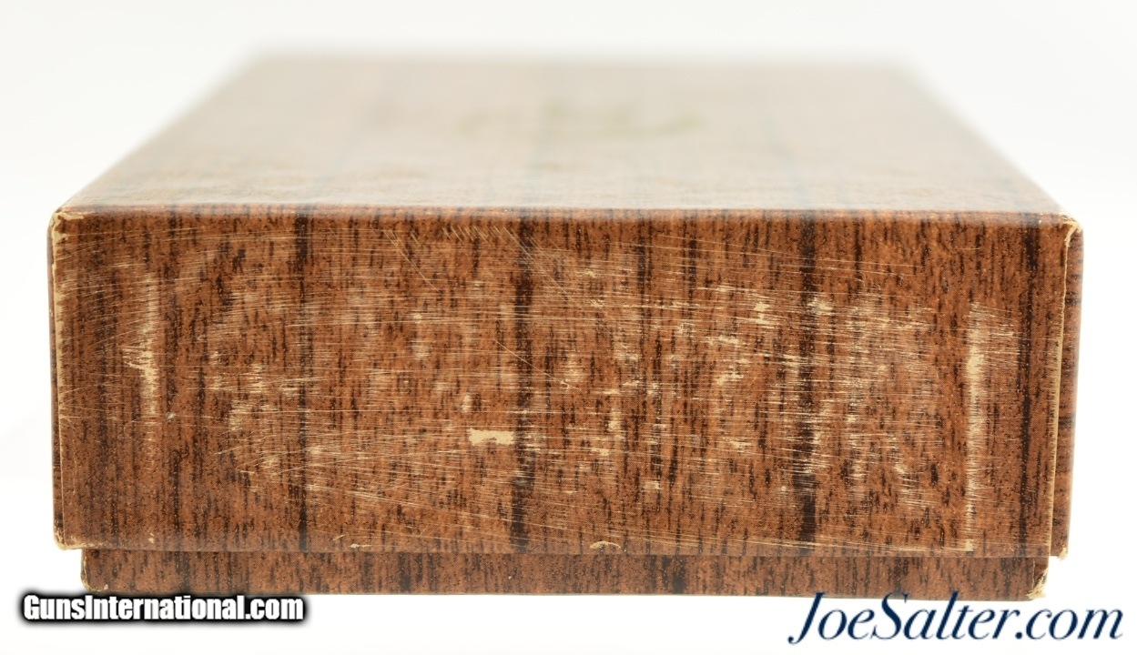 Vintage Colt Factory Wood Grain Box Small Pistol Frame for sale