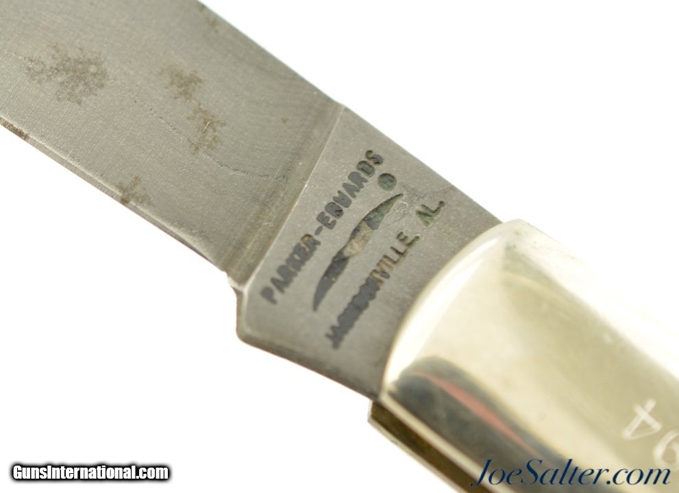 Vintage Parker Edwards 1986 ABCA Damascus Blade Knife