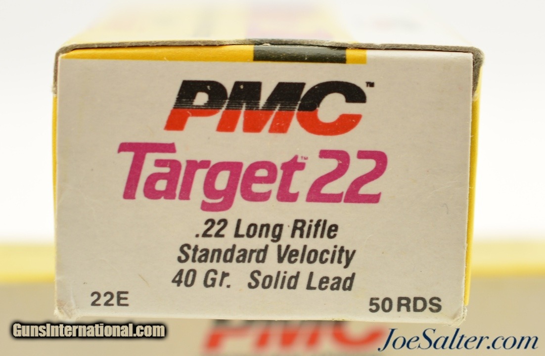 Vintage PMC Target 22 Standard velocity LR 40gr Solid 100 22E