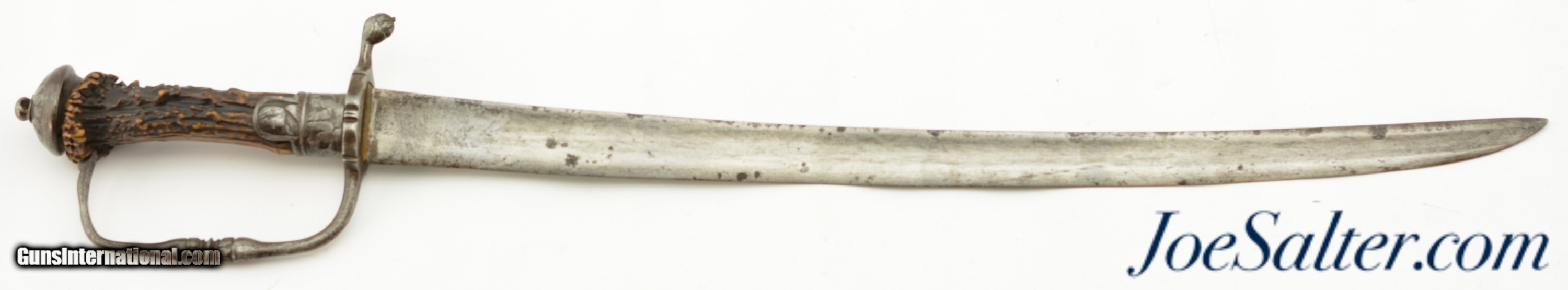 Revolutionary War Era Germanic Stag Hilt Hanger