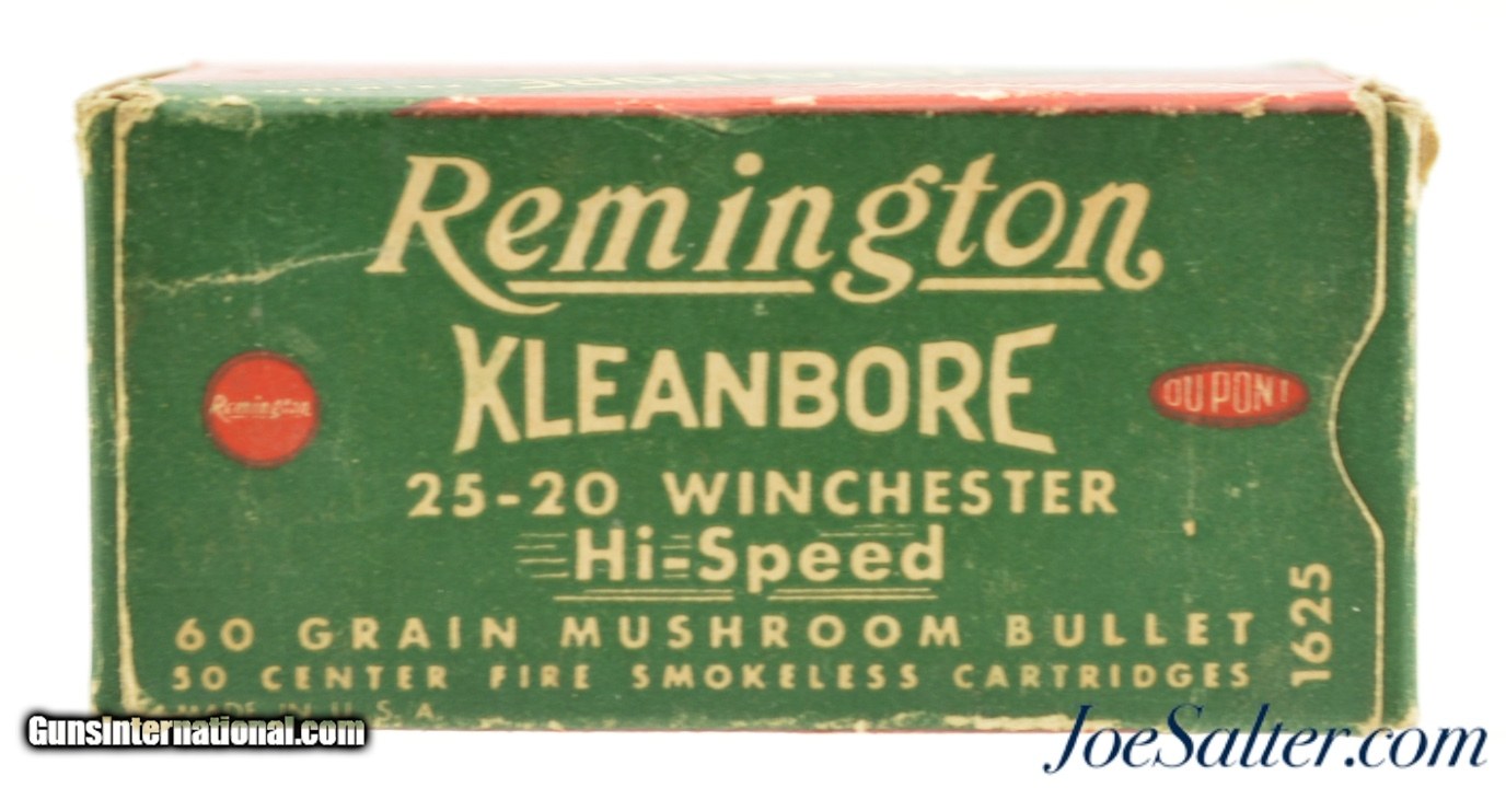 Vintage Remington 25-20 Win. 60gr. MUSH BULLET 50rnds
