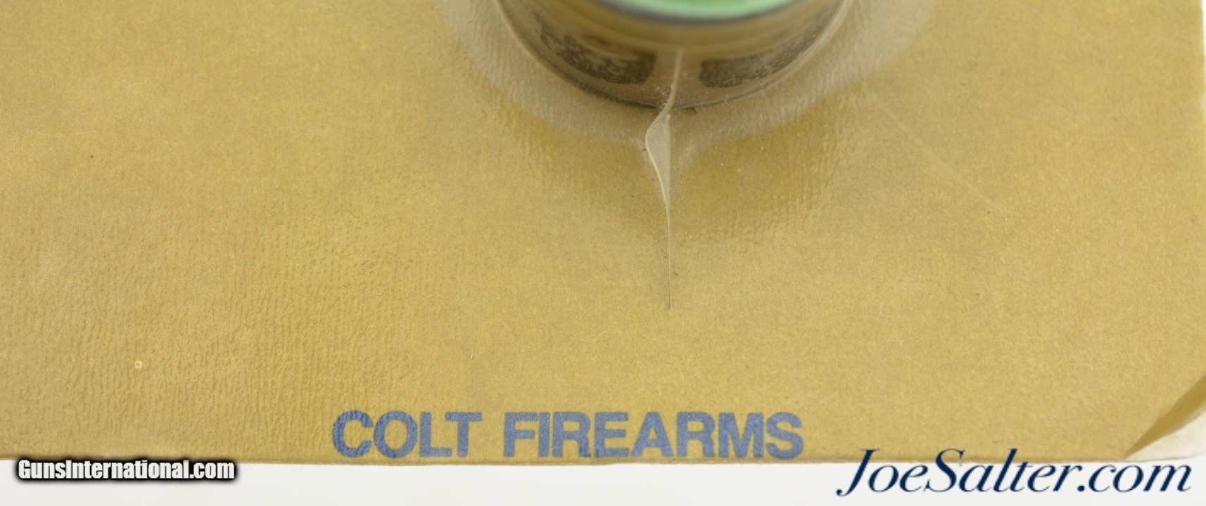 NOS Colt 2nd Generation Reproduction Eley Cap Tin For Belt & Pocket ...