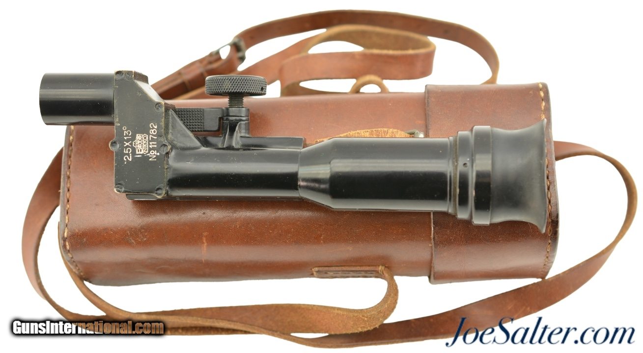 Excellent WWII Japanese Type 96/99 Machine Gun Scope w/ Case & Strap