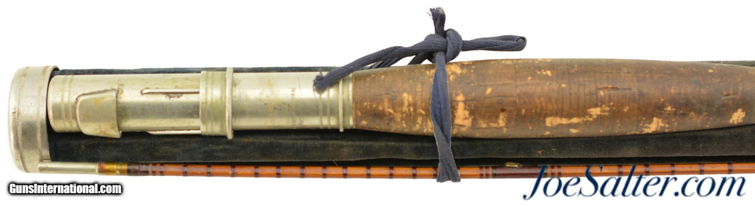 Vintage Iver Johnson Sagamore Model Split Bamboo Fly Rod Boston for sale