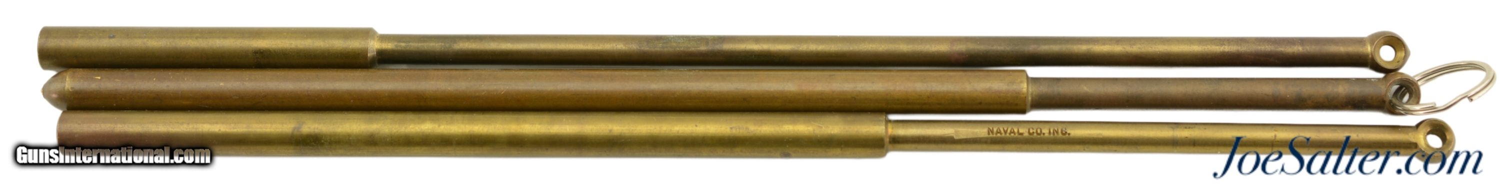 Vintage Bridger Line Throwing Solid Brass Rod Projectiles 45 Caliber ...