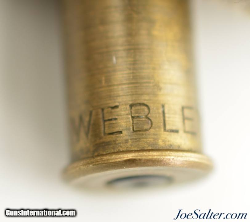 Scarce WWII Era Webley .380 Caliber Revolver Snap Caps All Brass for sale