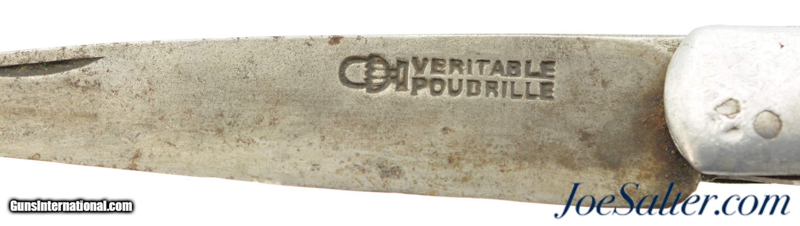 Interesting Antique Corsican French Vendetta Folding Knife for sale