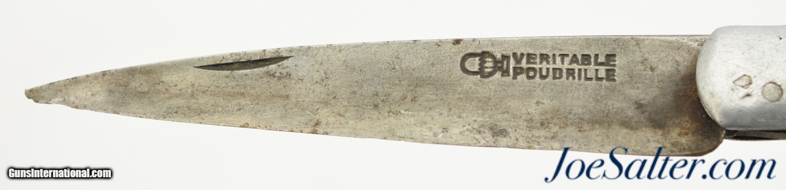 Interesting Antique Corsican French Vendetta Folding Knife for sale