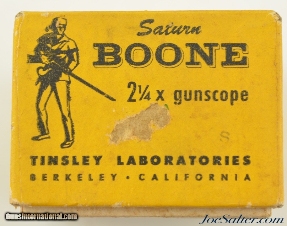 Vintage Saturn Boone 2.25x Gunscope W/Box for sale