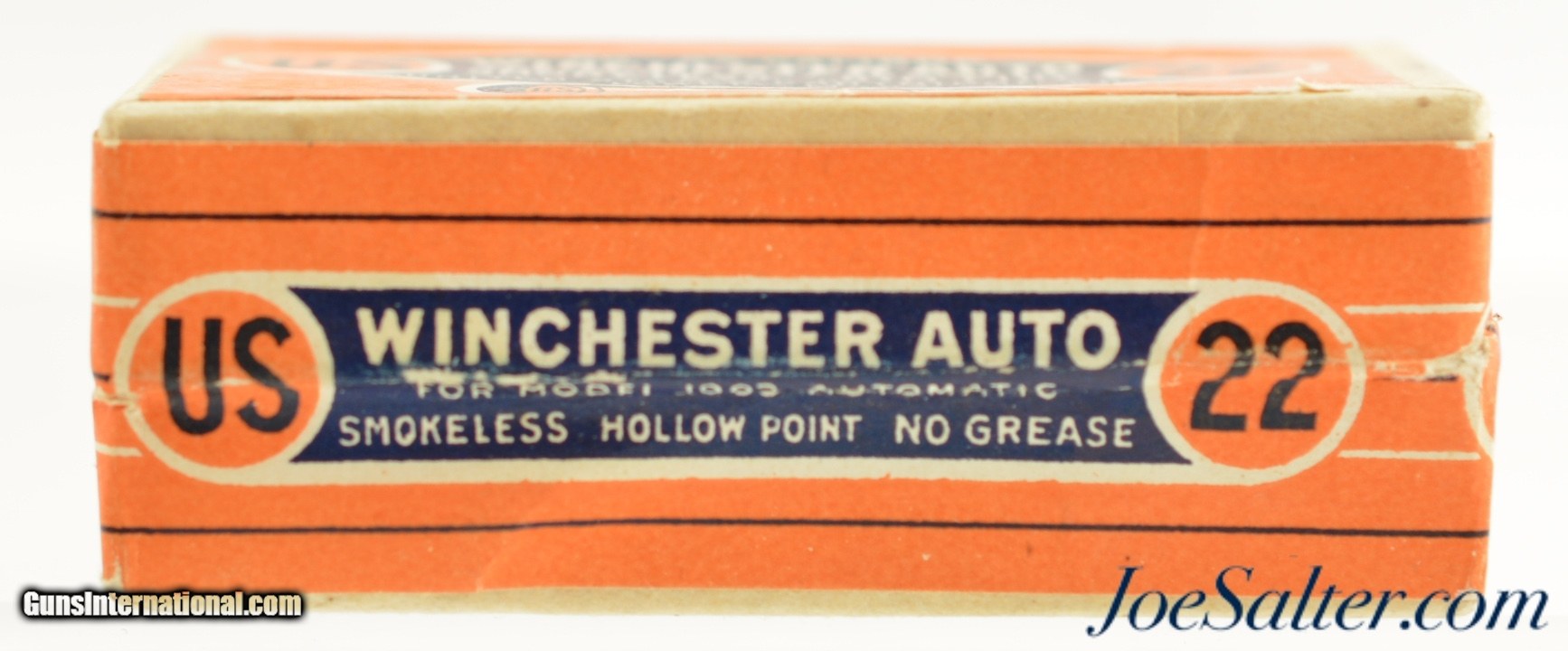 Sealed! US Cart Co. 22 Win Auto Ammo Full Box Hollow Point M1903 Rifle ...