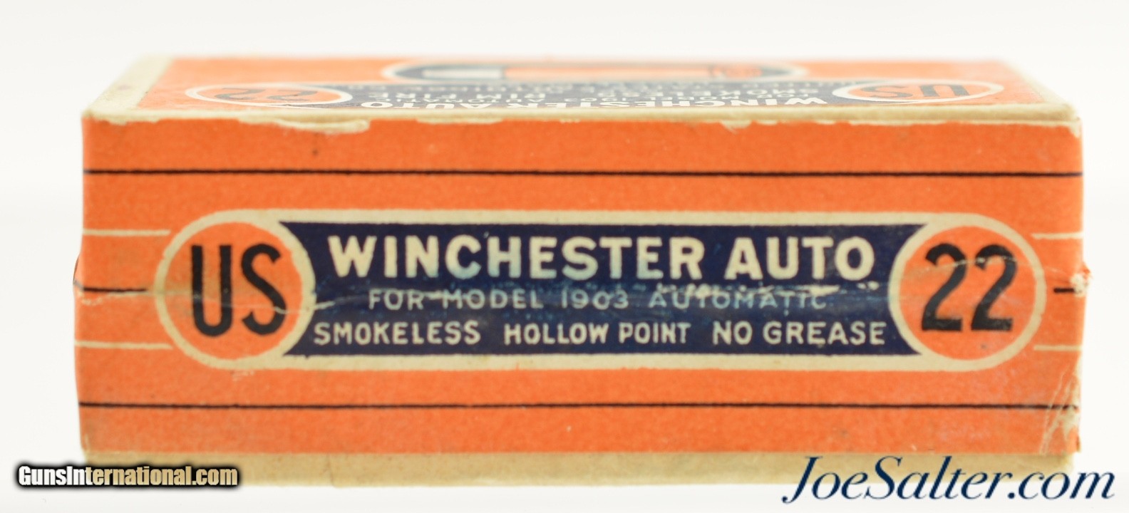 Sealed! US Cart Co. 22 Win Auto Ammo Full Box Hollow Point M1903 Rifle ...