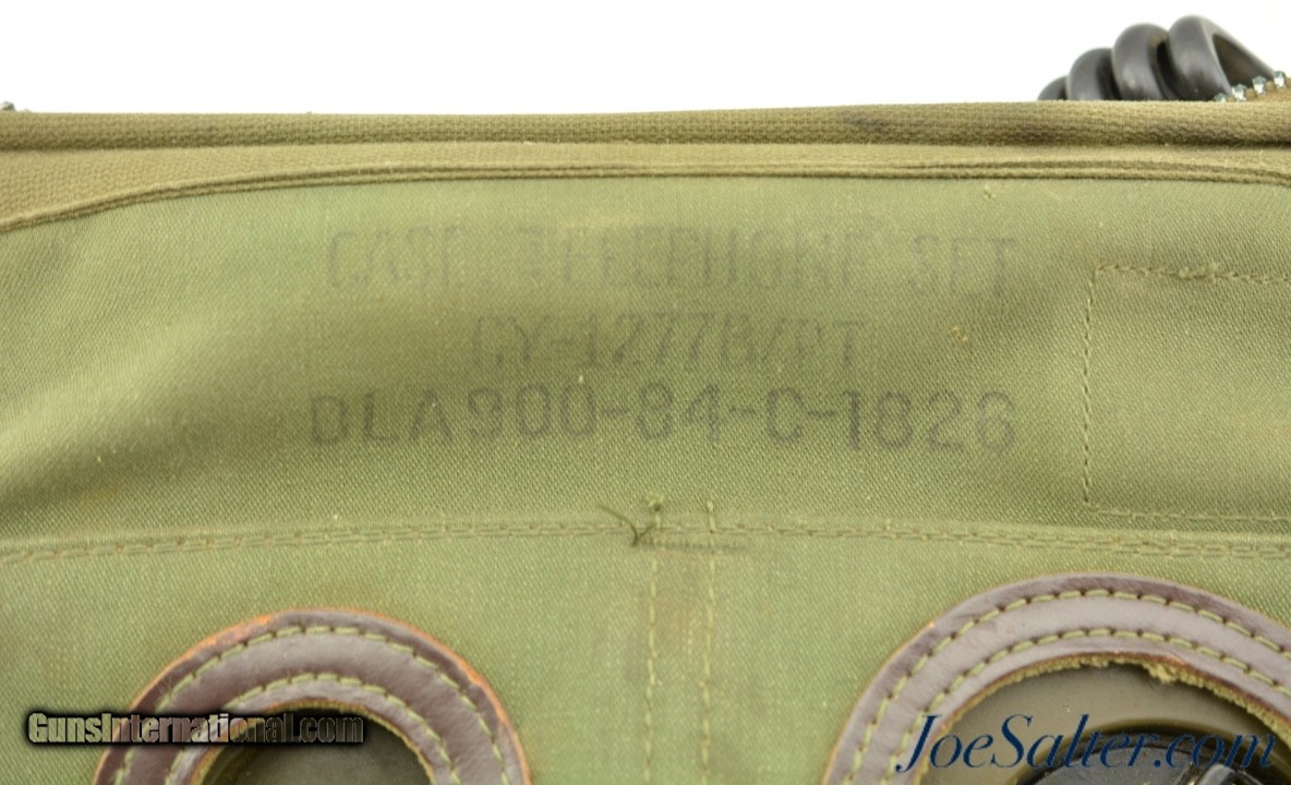 Vintage U.S. ARMY 1950-1990 TA-312/PT Field Telephone Set with Case for ...