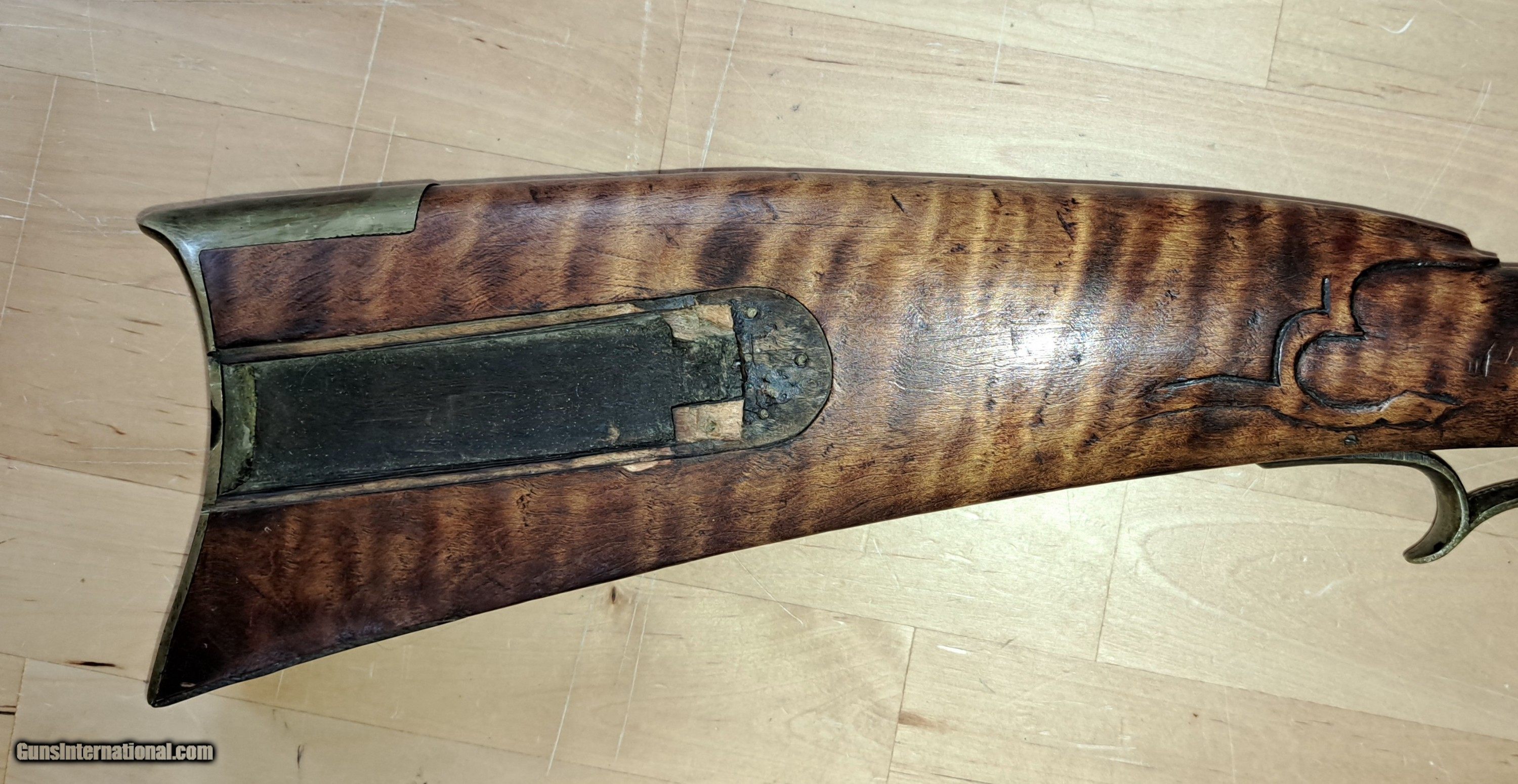 Vintage .40 Allegheny Style Flintlock Rifle