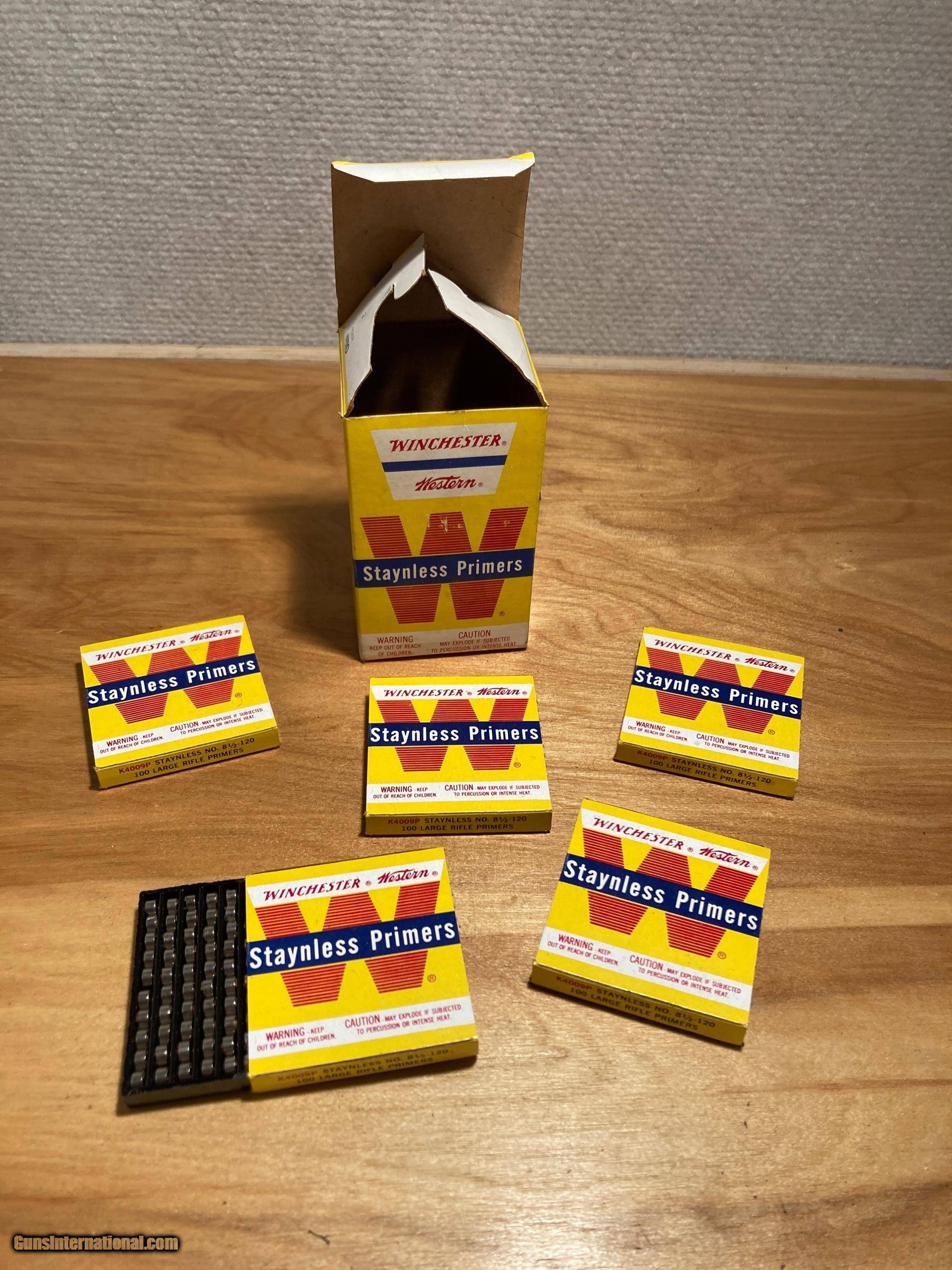 Vintage Winchester primers