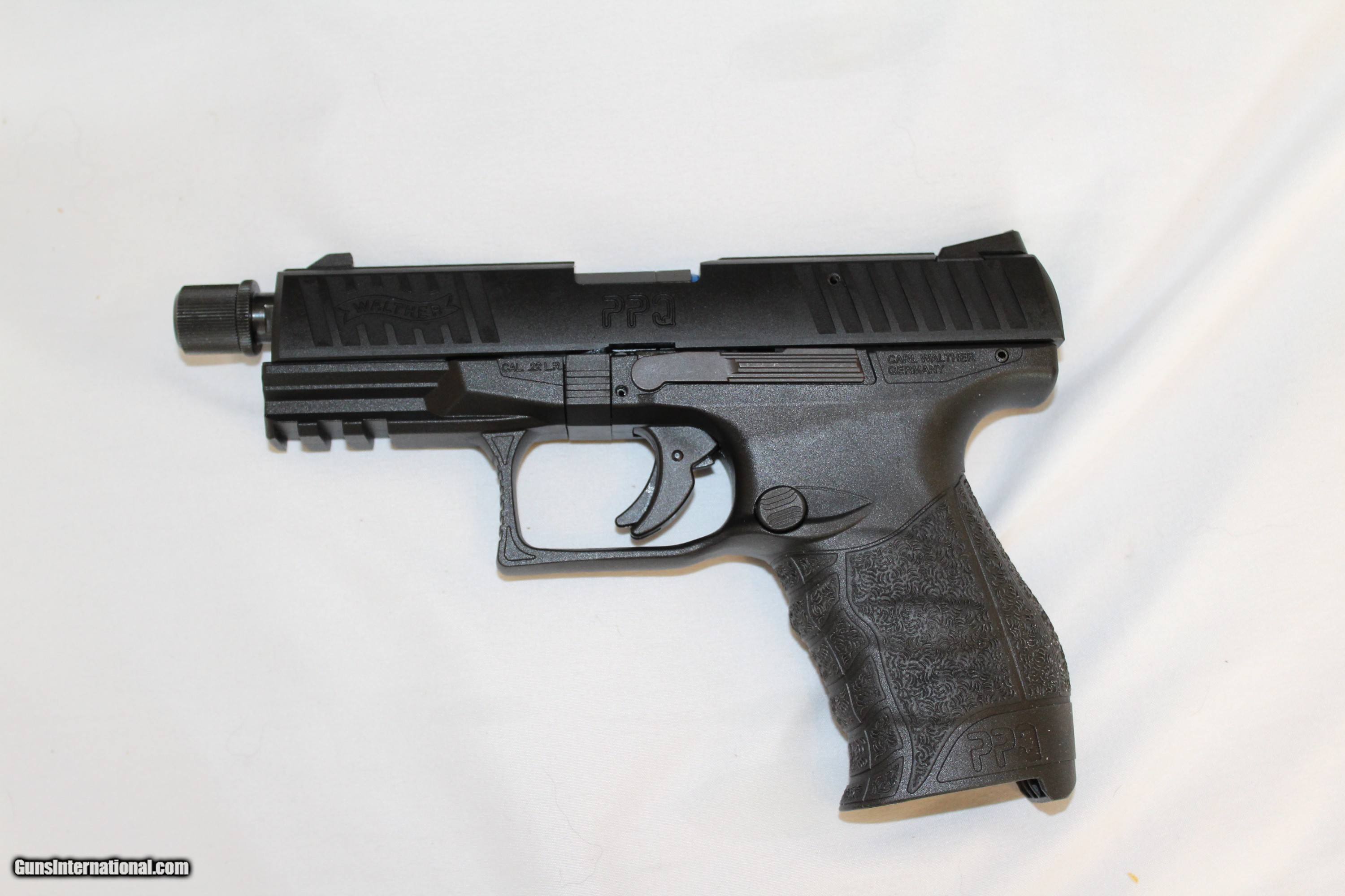 Walther PPQ Tactical M2 Threaded SD-Adapter .22LR Two 12-rd Mags