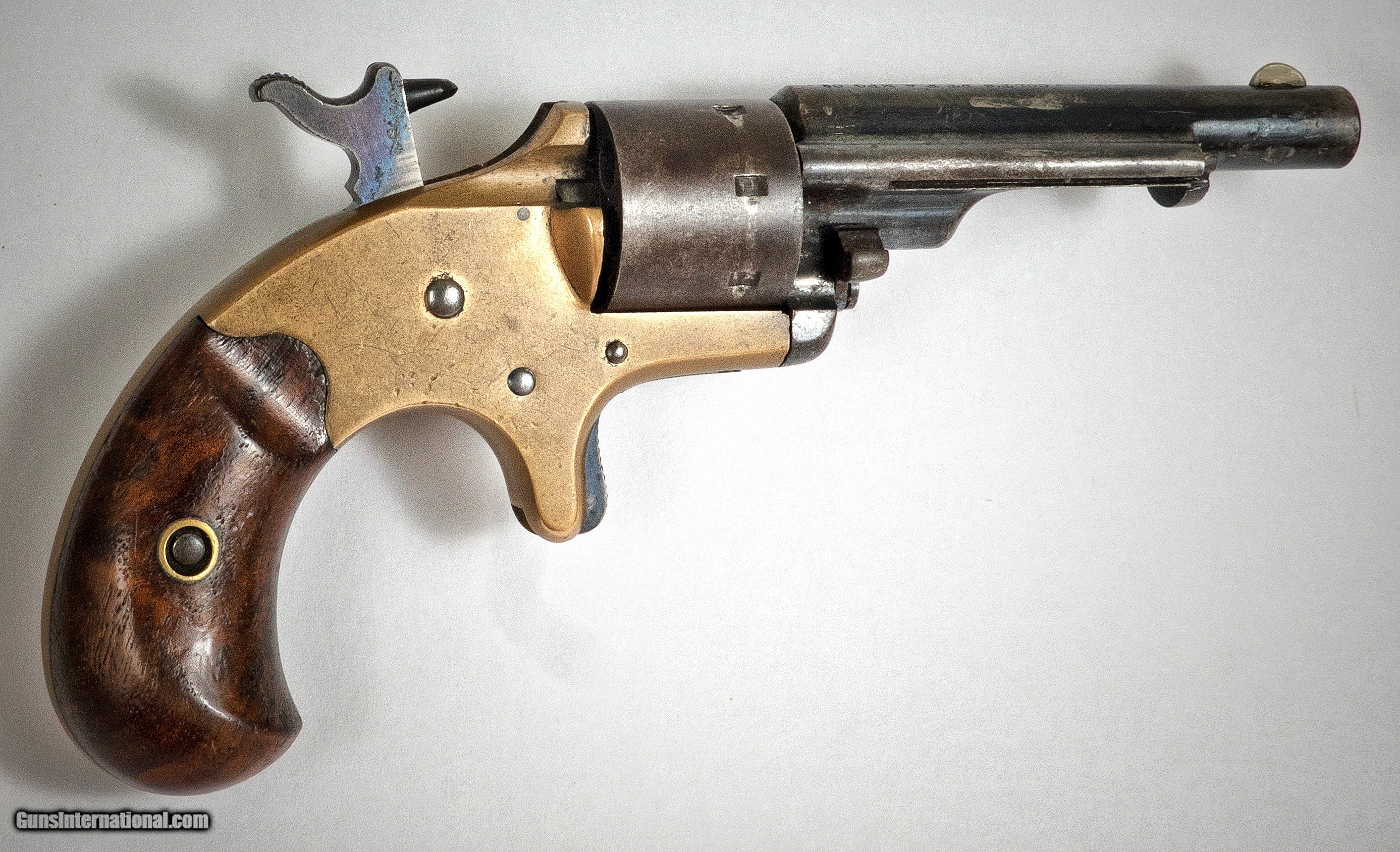 Colt Open Top .22 Type 1 with conical striker, sn 67. One of seventeen ...