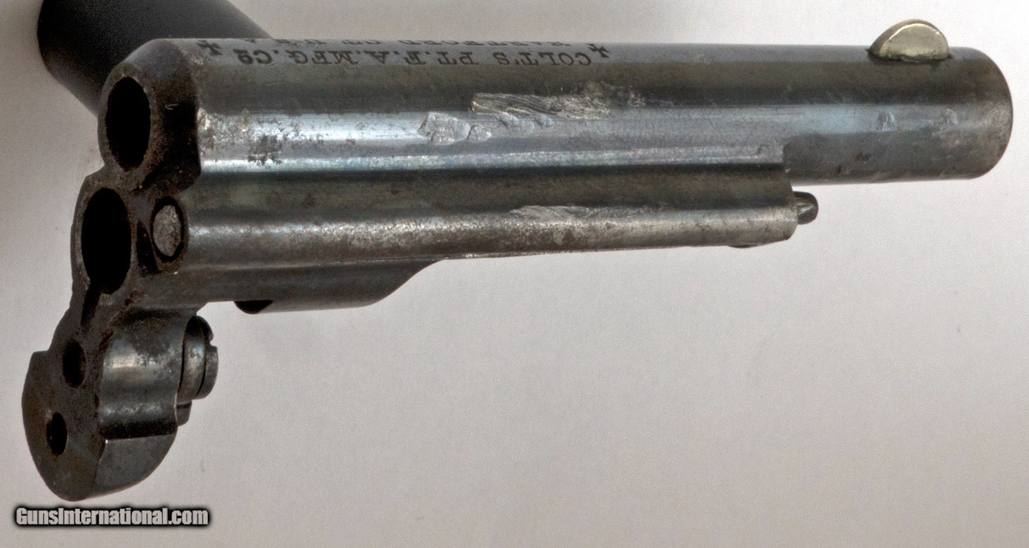 Colt Open Top .22 Type 1 with conical striker, sn 67. One of seventeen ...