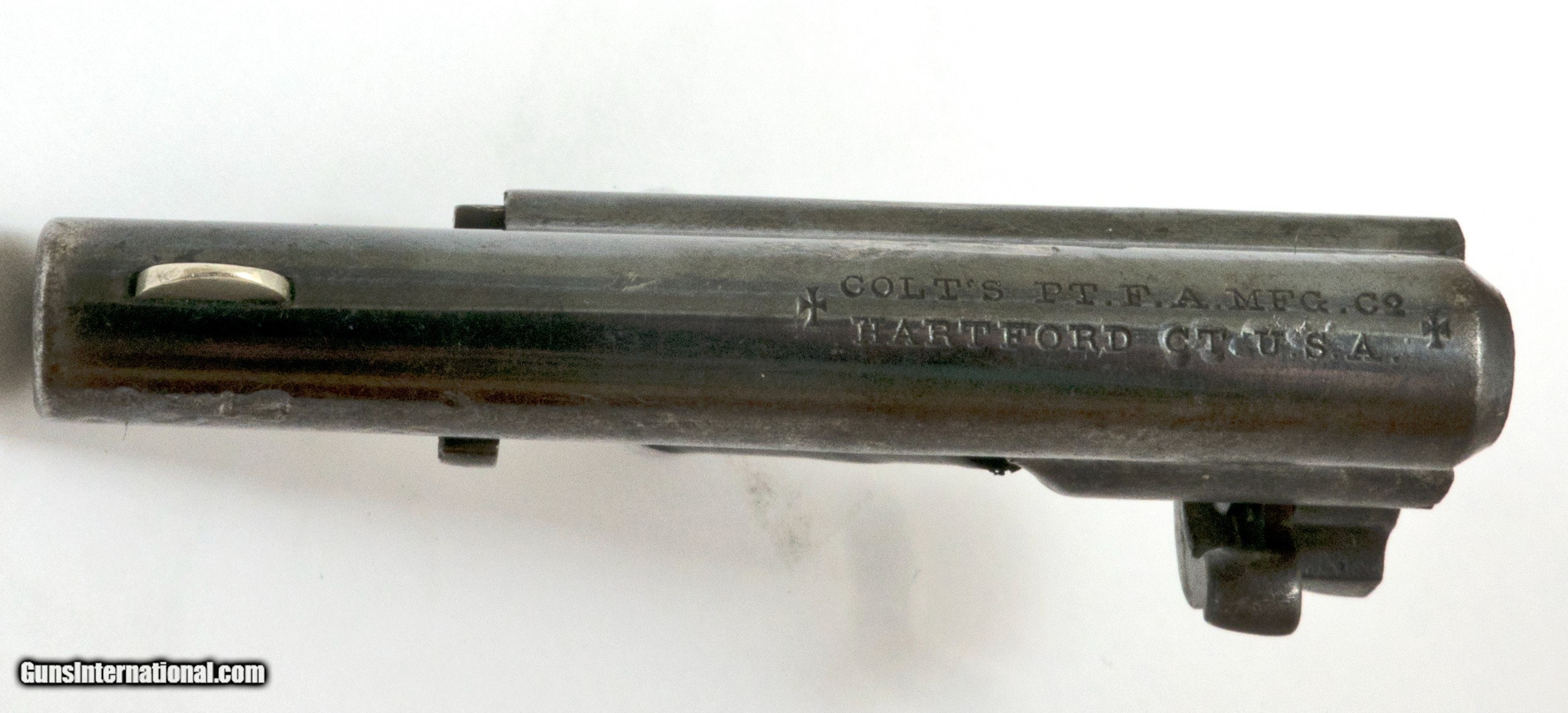 Colt Open Top .22 Type 1 with conical striker, sn 67. One of seventeen ...